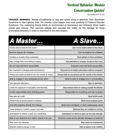 Behavior Models – A Sandy Foundation